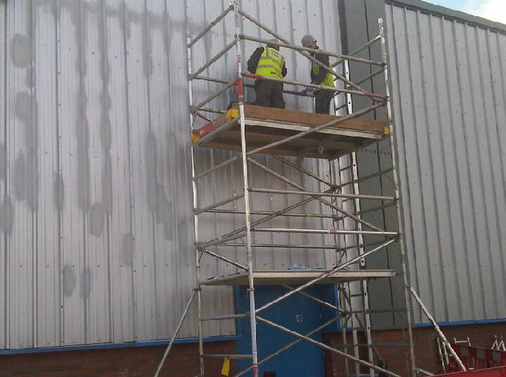 'Excellent' metal cladding repair for Mansell