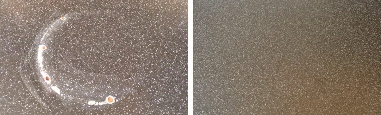 The repair of a damaged kitchen worktop In Ipswich